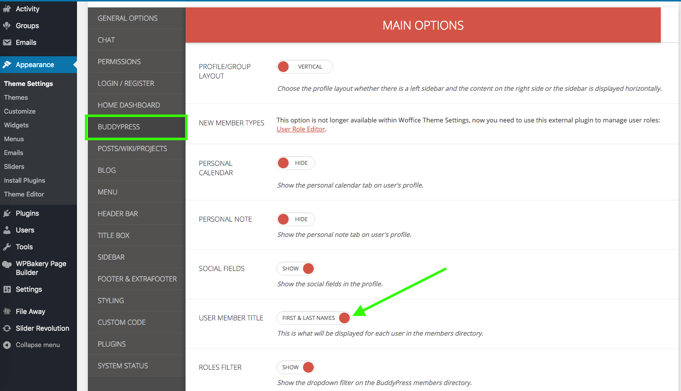 Use Display Name instead of Username